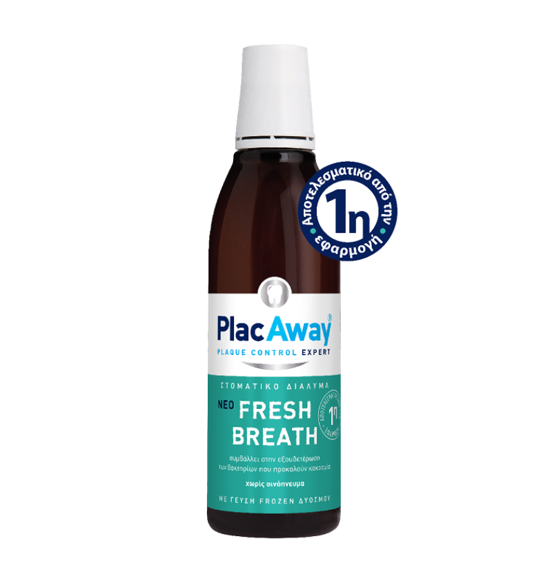 Plac Away Fresh Breath Στοματικό Διάλυμα με Γεύση Frozen Δυόσμου 250ml ...